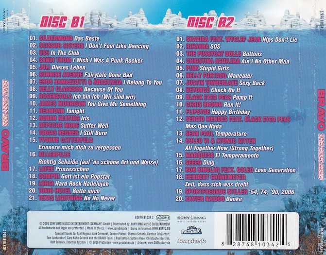 Various - Bravo - The hits 2006 (2 CDs) – second-cd.de