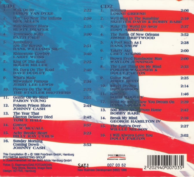 Various - American country & western supertracks (2 CDs) – second-cd.de