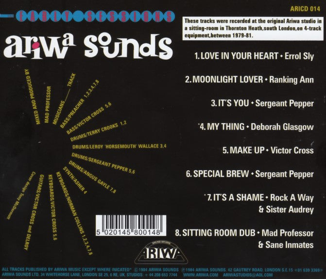Various - Ariwa sounds - Early sessions – second-cd.de