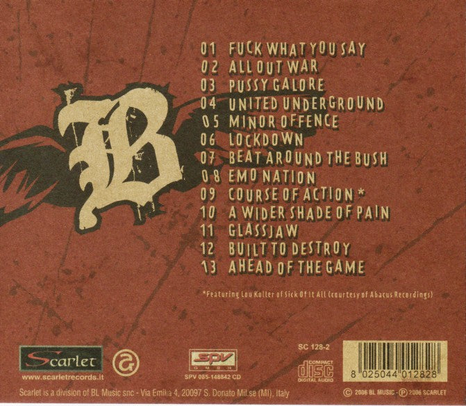 Barcode - Ahead of the game – second-cd.de