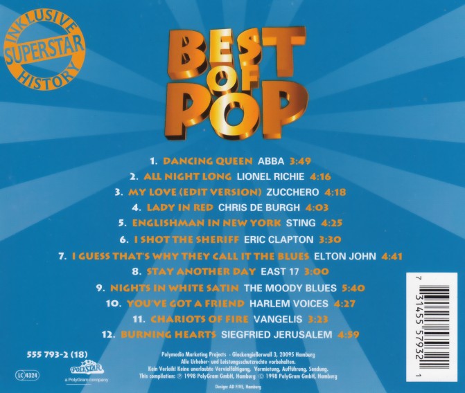Various - Best of pop – second-cd.de