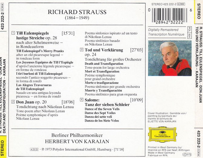 Karajan Edition - Richard Strauss - Till Eulenspiegels lustige Streich ...