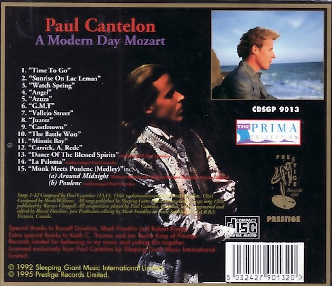 Paul Cantelon - A modern day Mozart – second-cd.de