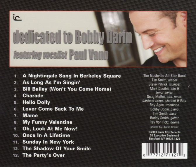 Paul Vann - Dedicated to Bobby Darin – second-cd.de