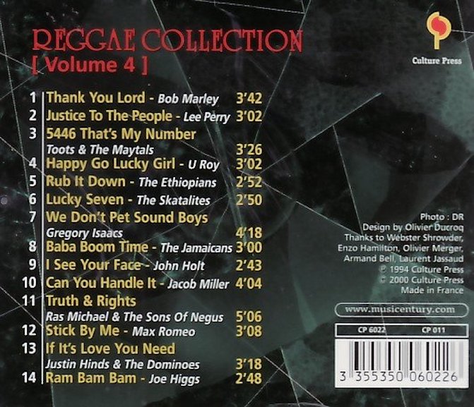 Various - Reggae Collection Vol. 4 – second-cd.de