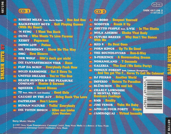 Various - Smash hits 97 (2 CDs) – second-cd.de