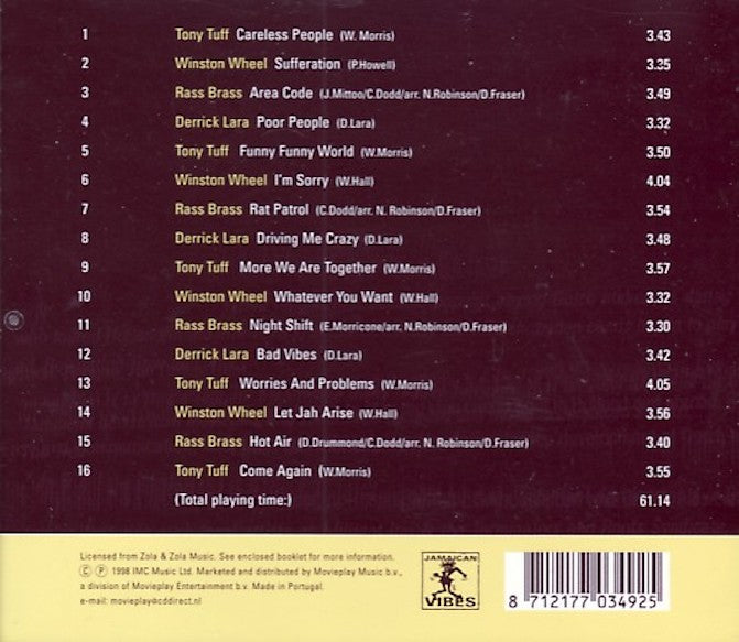 Tony Tuff - Singers Reggae Showcase – second-cd.de