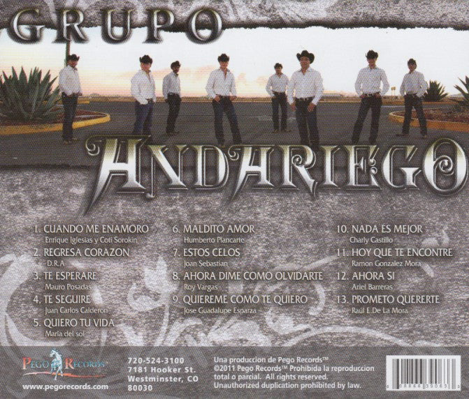 Grupo Andariego - Ahora si – second-cd.de